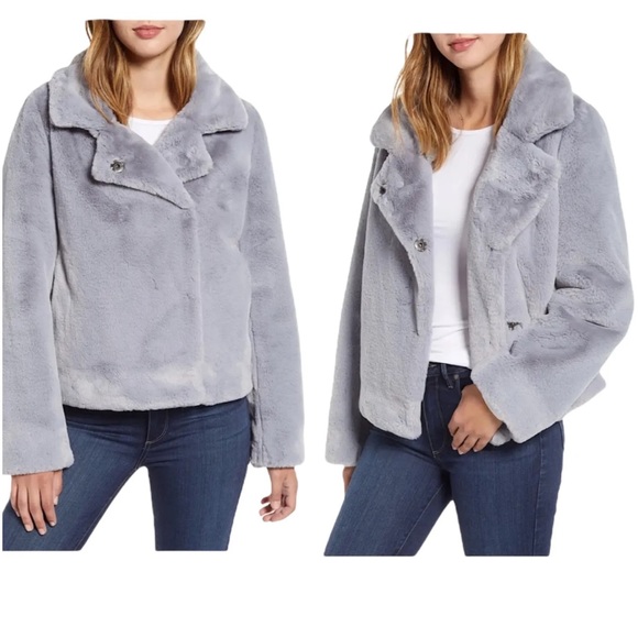 Sam Edelman | Jackets & Coats | Sam Edelman Short Lush Faux Fur Dusty ...